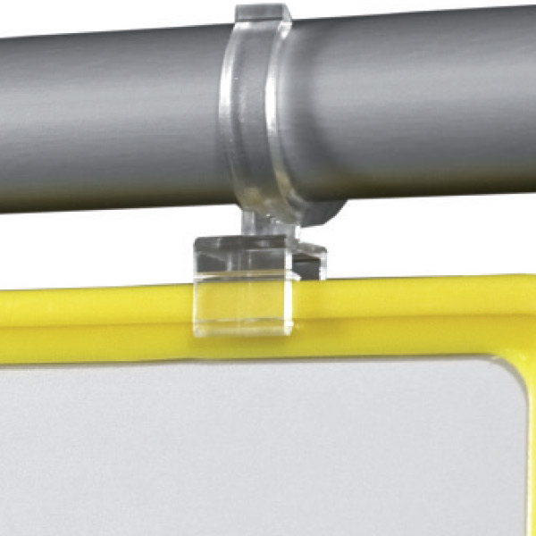 Clip transparent pour tube | Orgatex