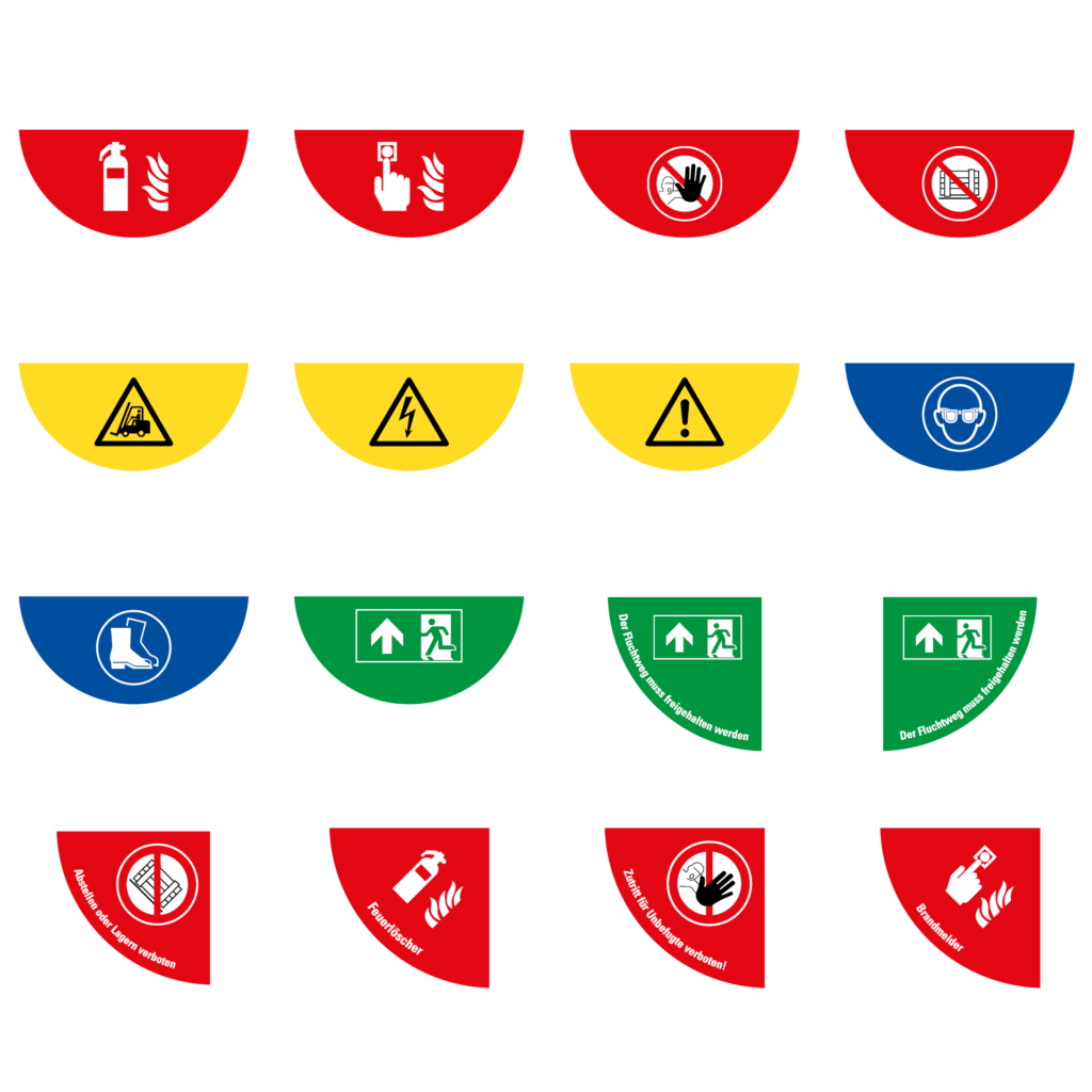 LG pictogramme en quart de cercle "Stockage interdit" | Orgatex